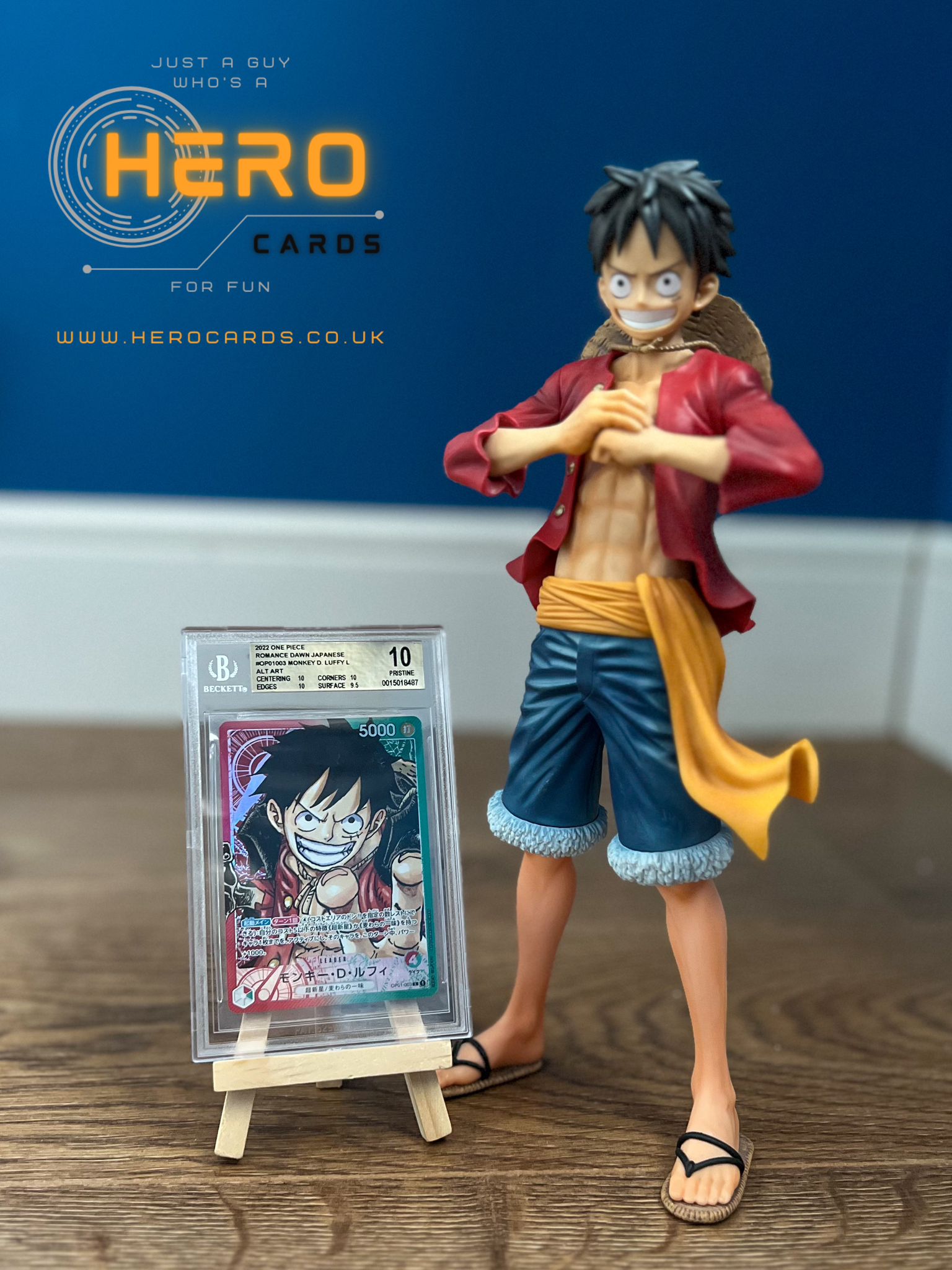 BGS 10 - Monkey.D.Luffy Alt Art Leader OP01-003 - Japanese | Best Price ...
